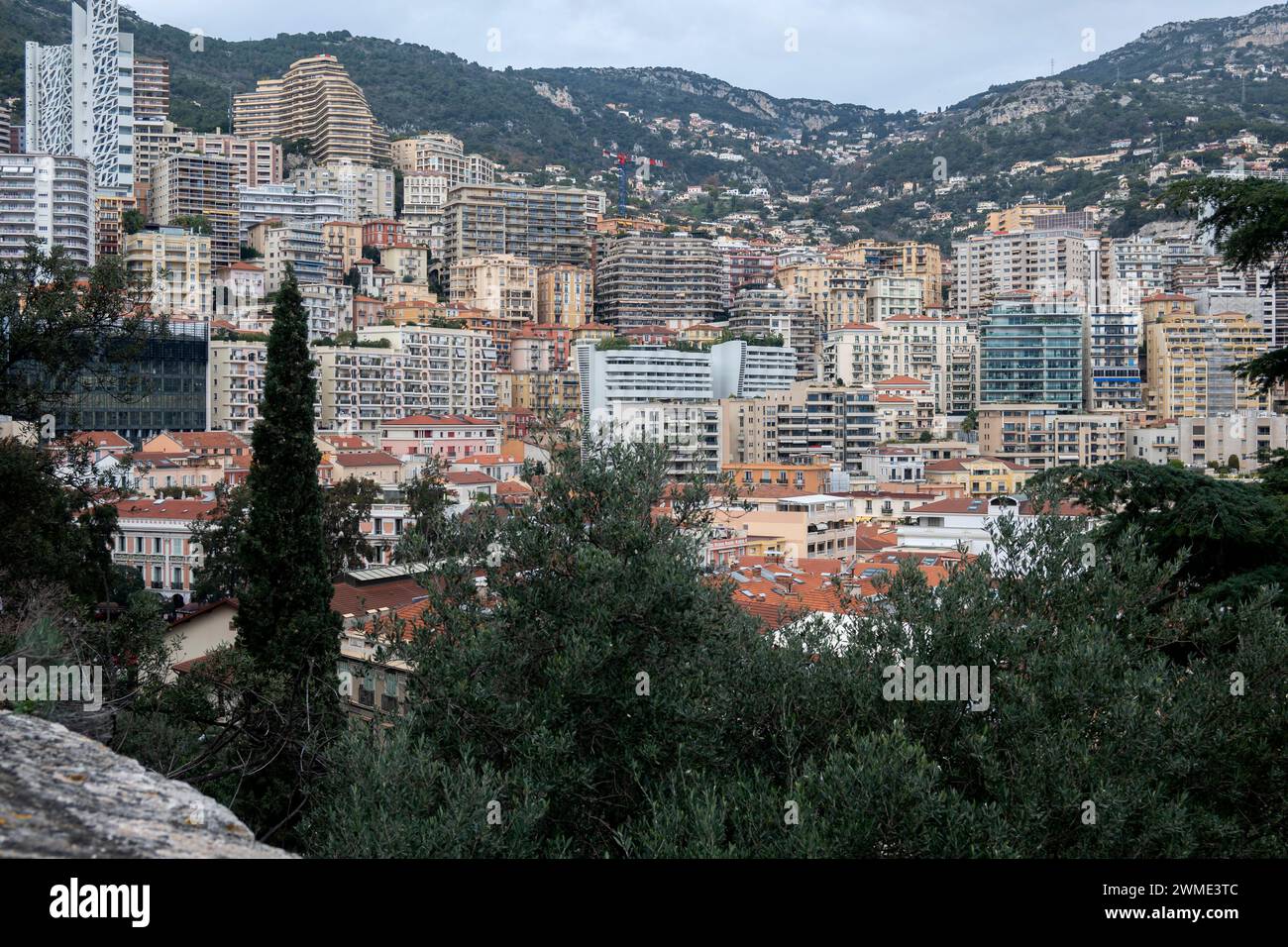 Amazing Panoramic view of city of Monte Carlo, Monaco Stock Photo - Alamy