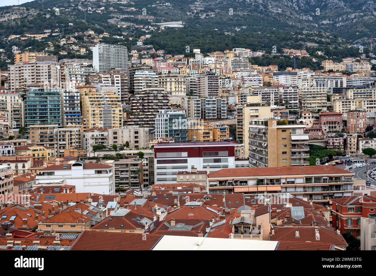 Amazing Panoramic view of city of Monte Carlo, Monaco Stock Photo - Alamy