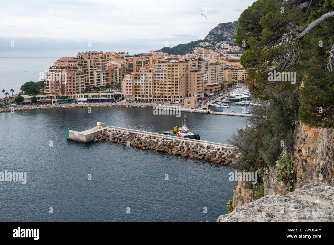 Amazing Panoramic view of city of Monte Carlo, Monaco Stock Photo - Alamy