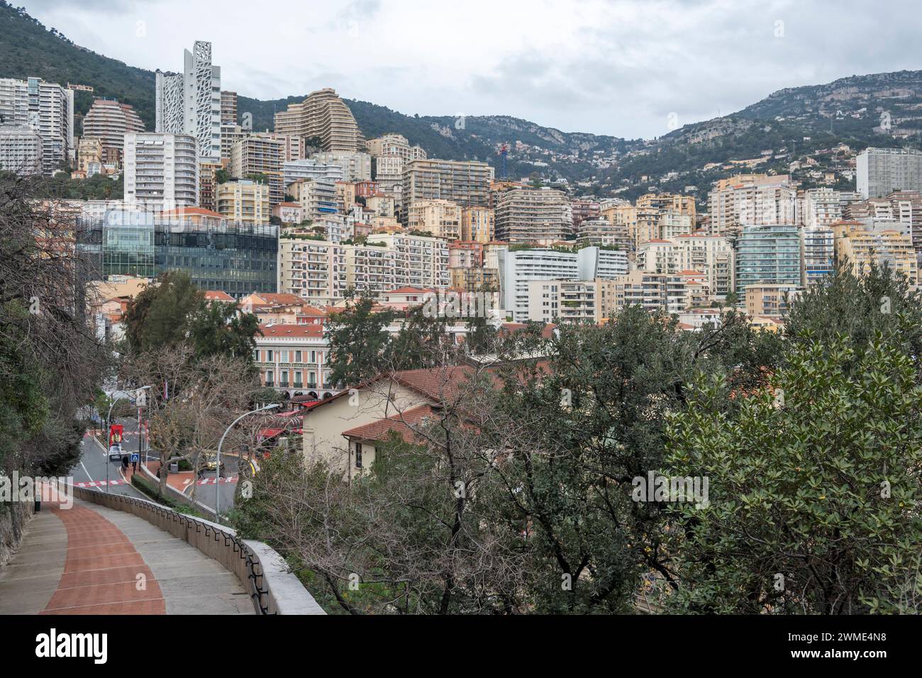 Amazing Panoramic view of city of Monte Carlo, Monaco Stock Photo - Alamy