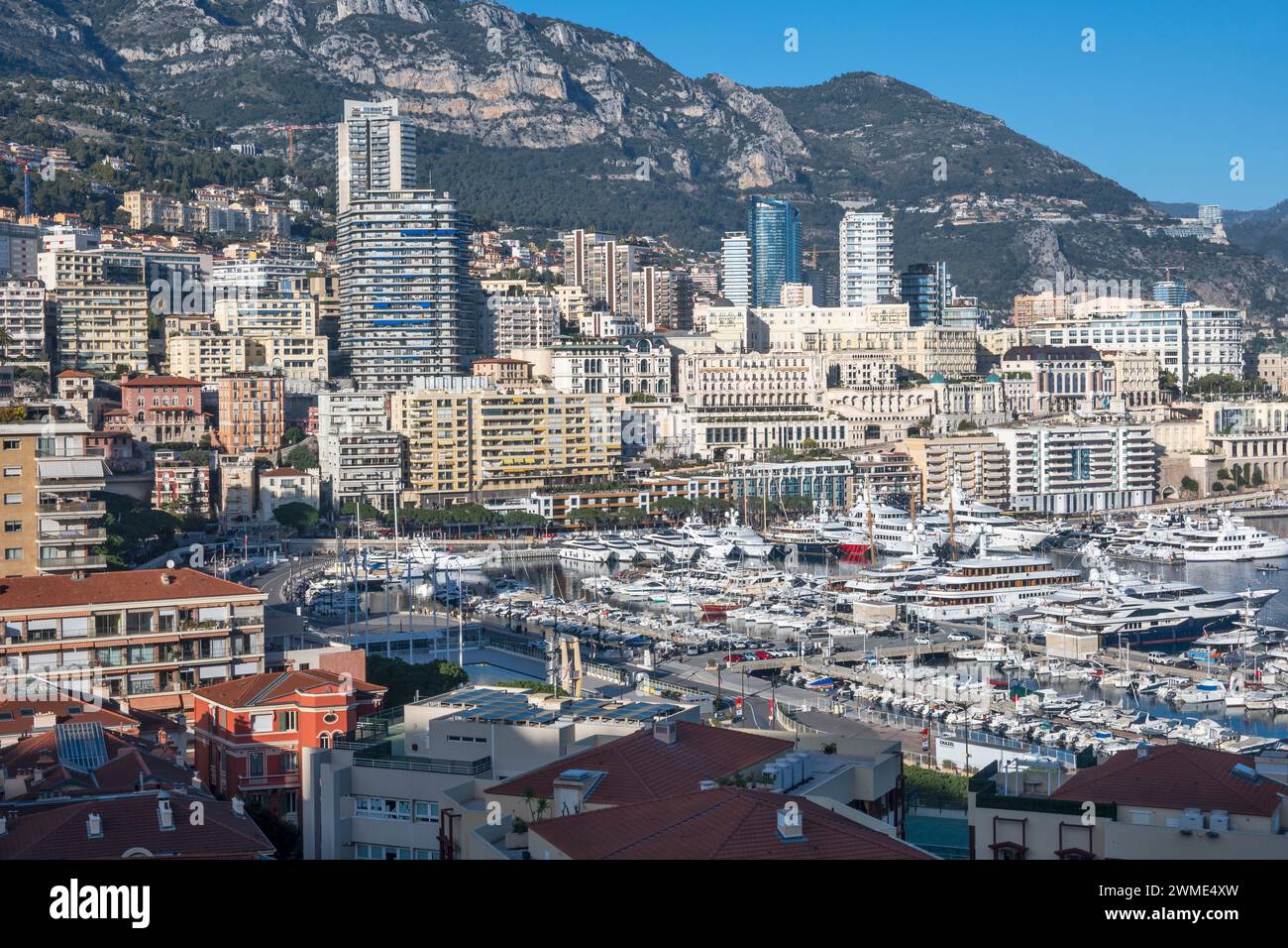 Amazing Panoramic view of city of Monte Carlo, Monaco Stock Photo - Alamy