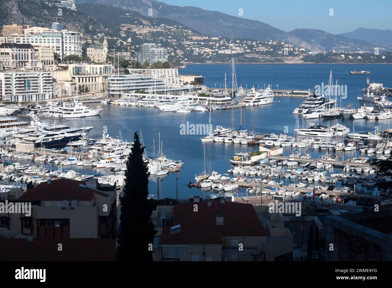 Amazing Panoramic view of city of Monte Carlo, Monaco Stock Photo - Alamy