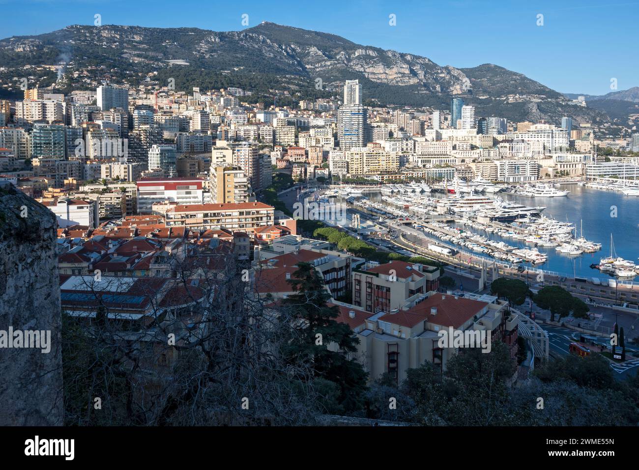Amazing Panoramic view of city of Monte Carlo, Monaco Stock Photo - Alamy