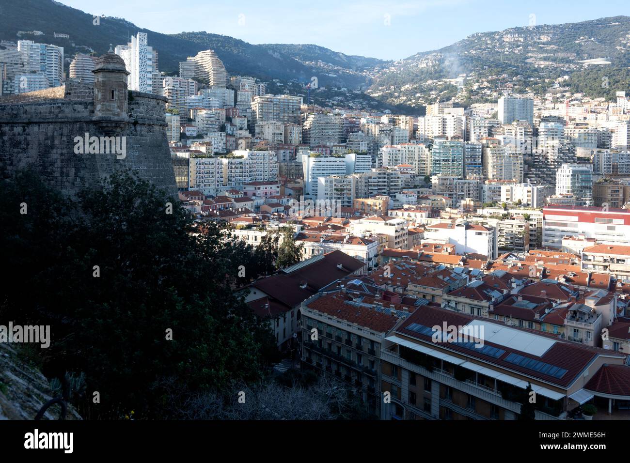 Amazing Panoramic view of city of Monte Carlo, Monaco Stock Photo - Alamy