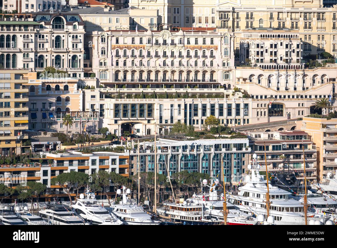 Amazing Panoramic view of city of Monte Carlo, Monaco Stock Photo - Alamy