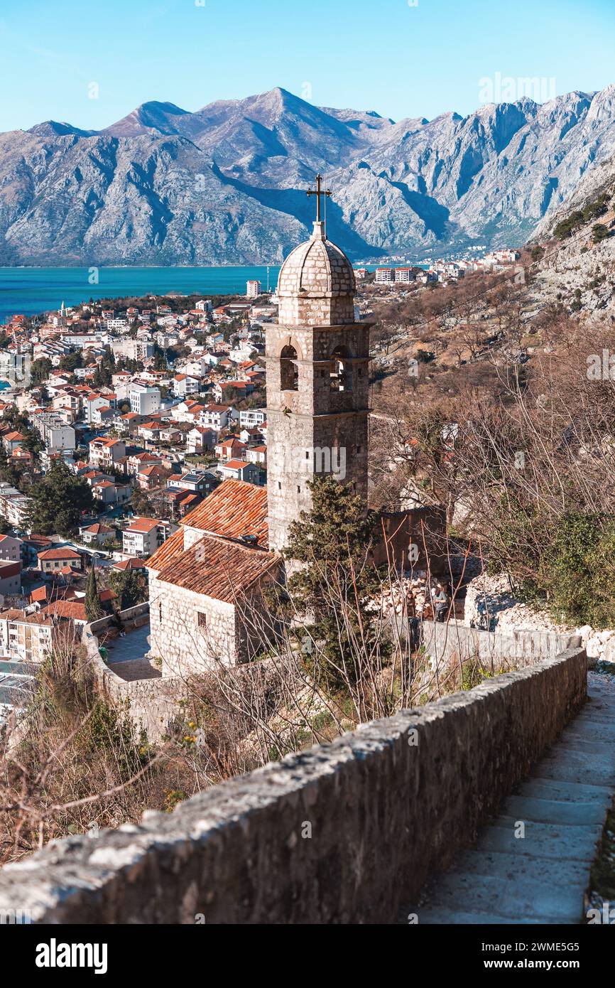 Kotor, Montenegro - FEB 14, 2024: The Church of Our Lady of Remedy on ...