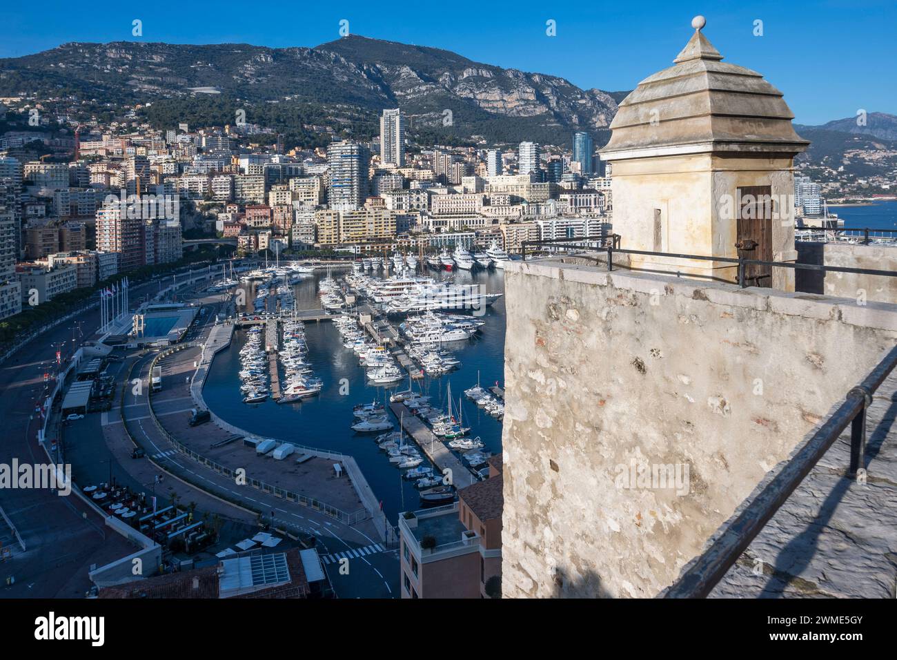 Amazing Panoramic view of city of Monte Carlo, Monaco Stock Photo - Alamy