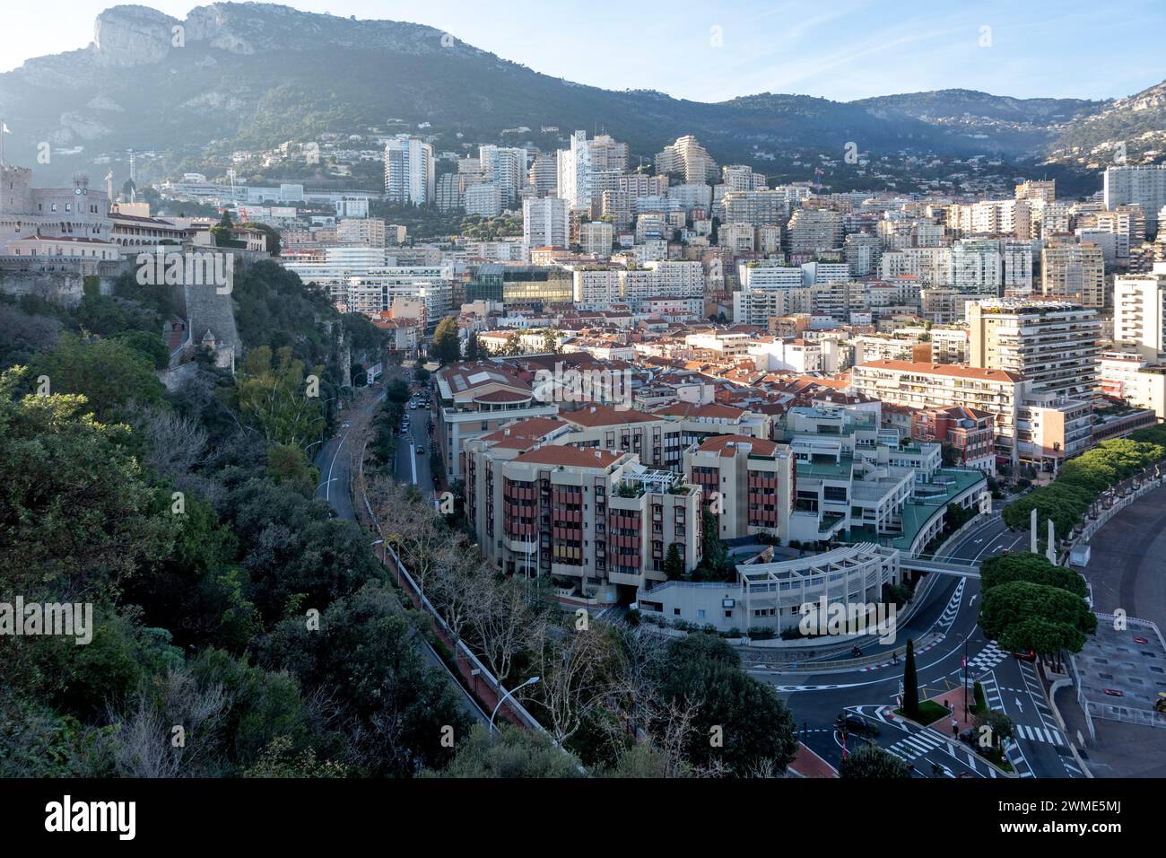 Amazing Panoramic view of city of Monte Carlo, Monaco Stock Photo - Alamy