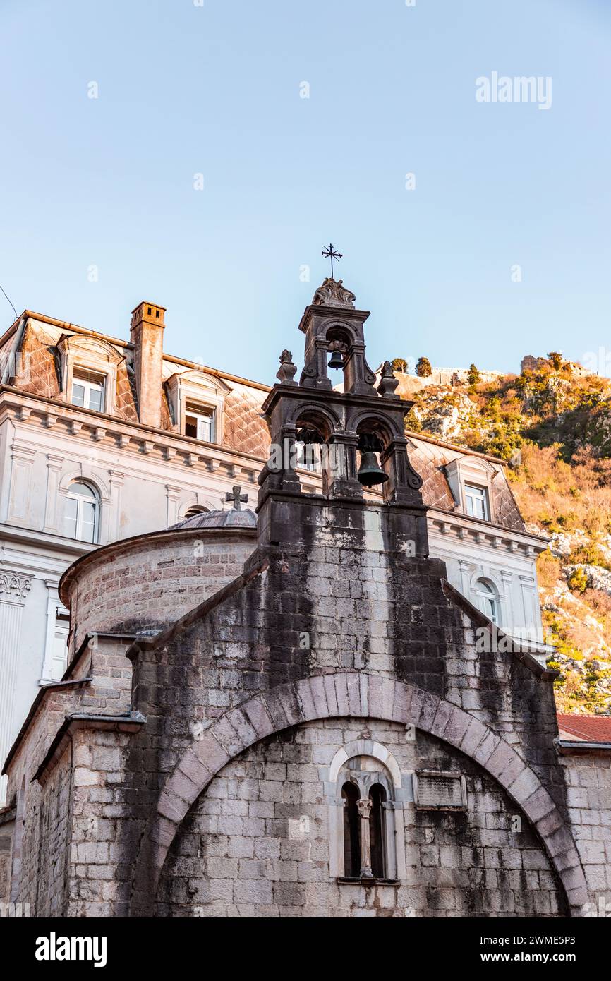 Kotor, Montenegro - FEB 14, 2024: The Church of St. Luke is a Serbian ...