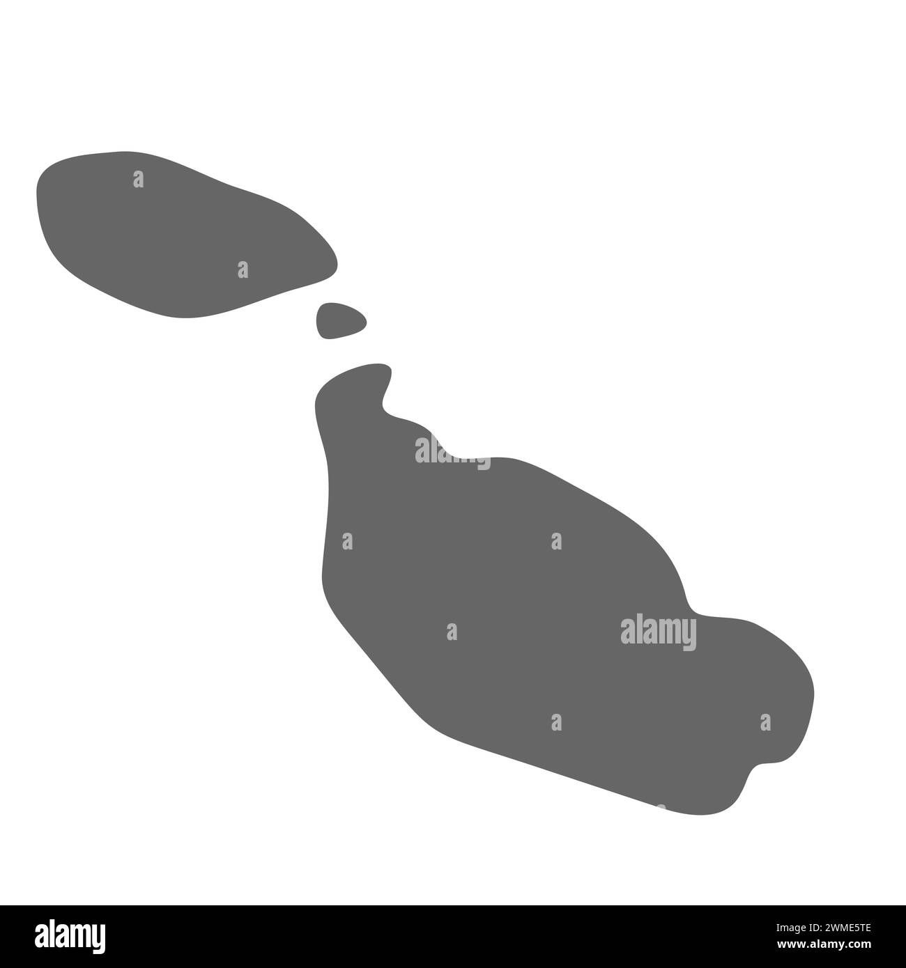 Malta Country Simplified Map Grey Stylish Smooth Map Vector Icons
