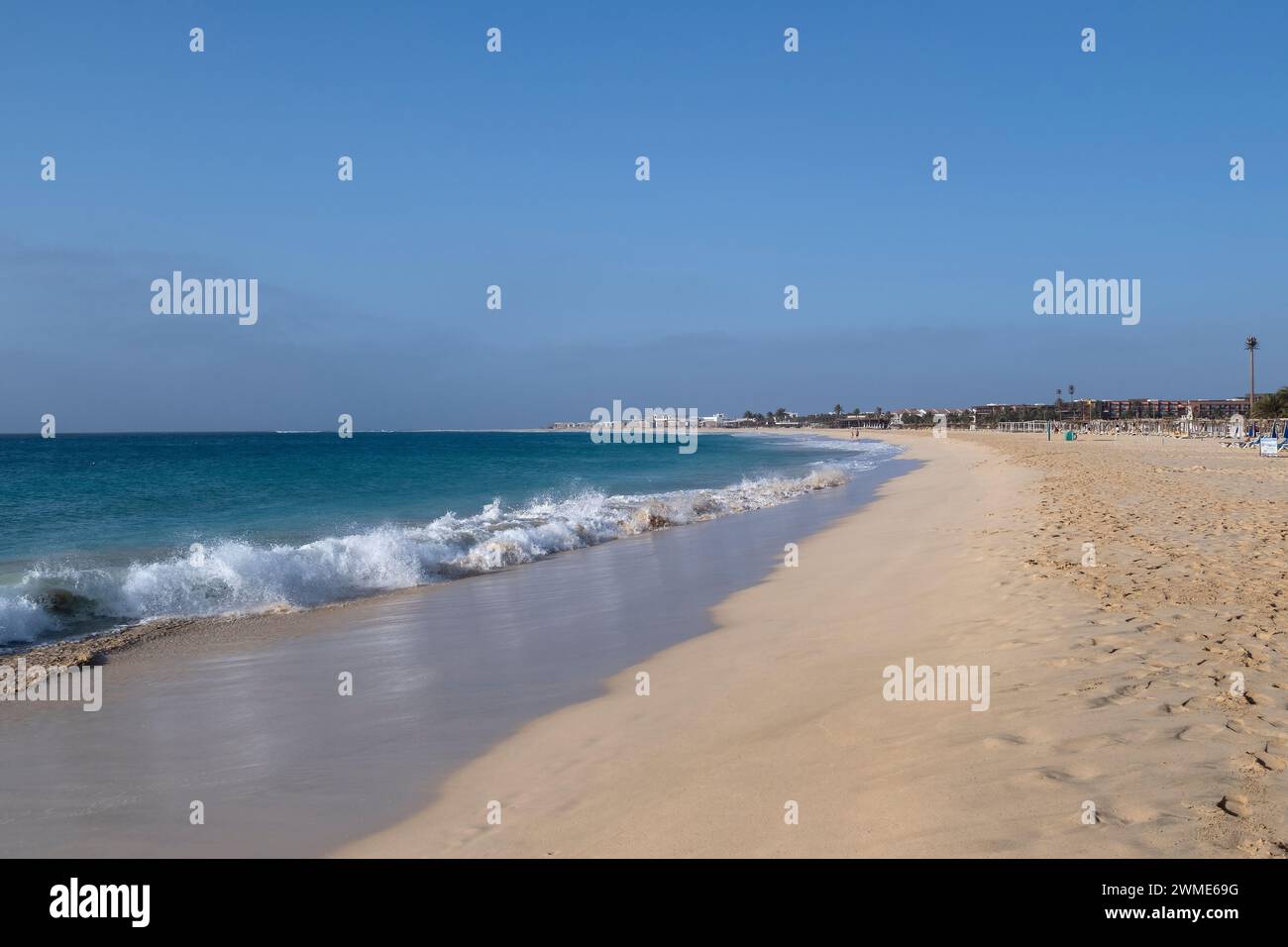 Praia de Santa Maria Beach, Santa Maria, Sal, Cape Verde Islands ...