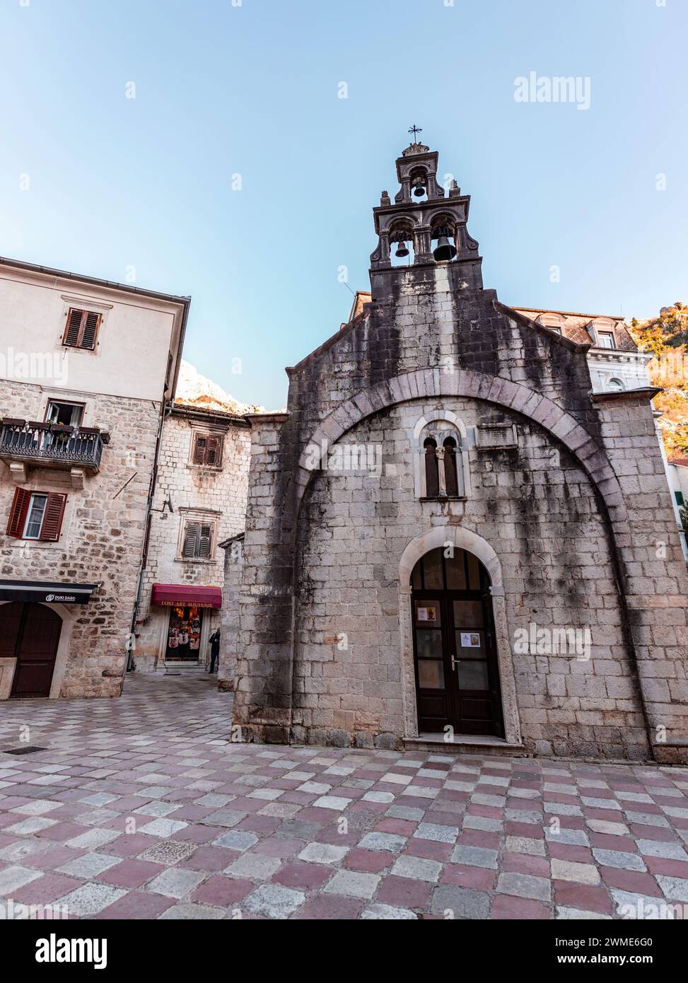 Kotor, Montenegro - FEB 14, 2024: The Church of St. Luke is a Serbian ...