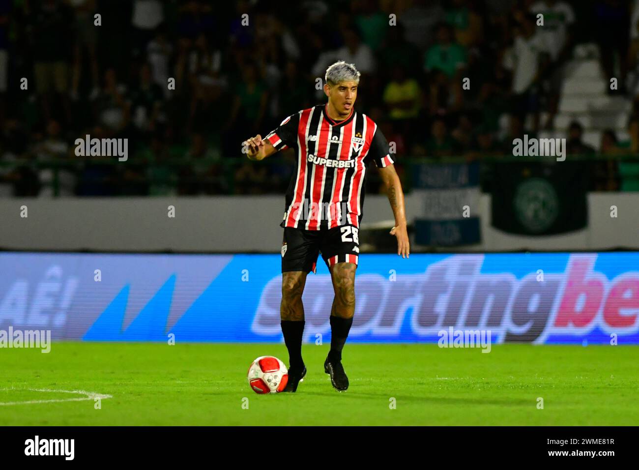 Campinas (SP), 25/02/2024 - Futebol/GUARANI-SÃO PAULO - Alan Franco ...