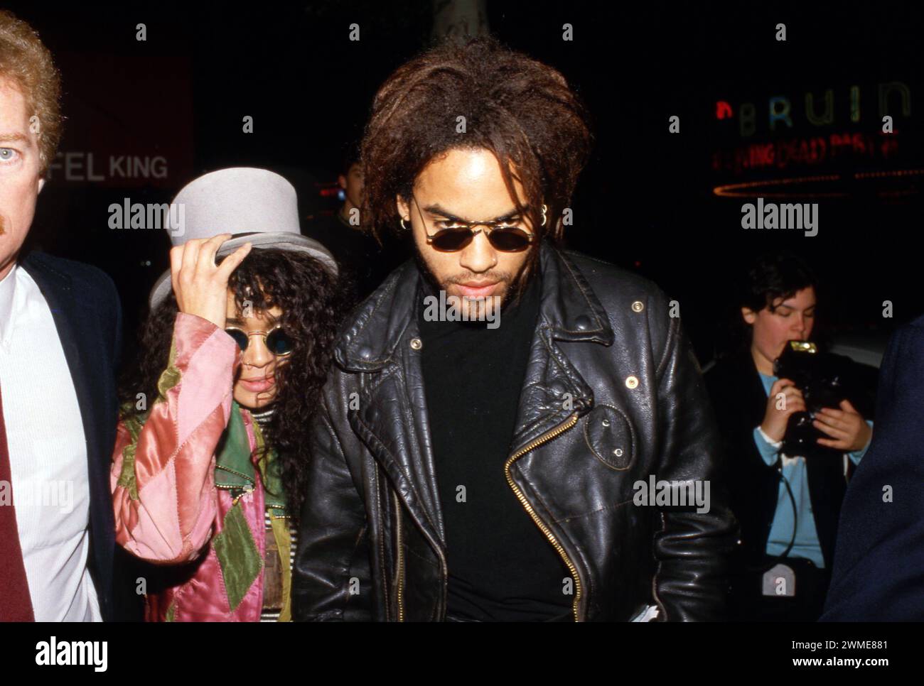 Lenny Kravitz and Lisa Bonet at "Promised Land" Premiere at Mann's ...