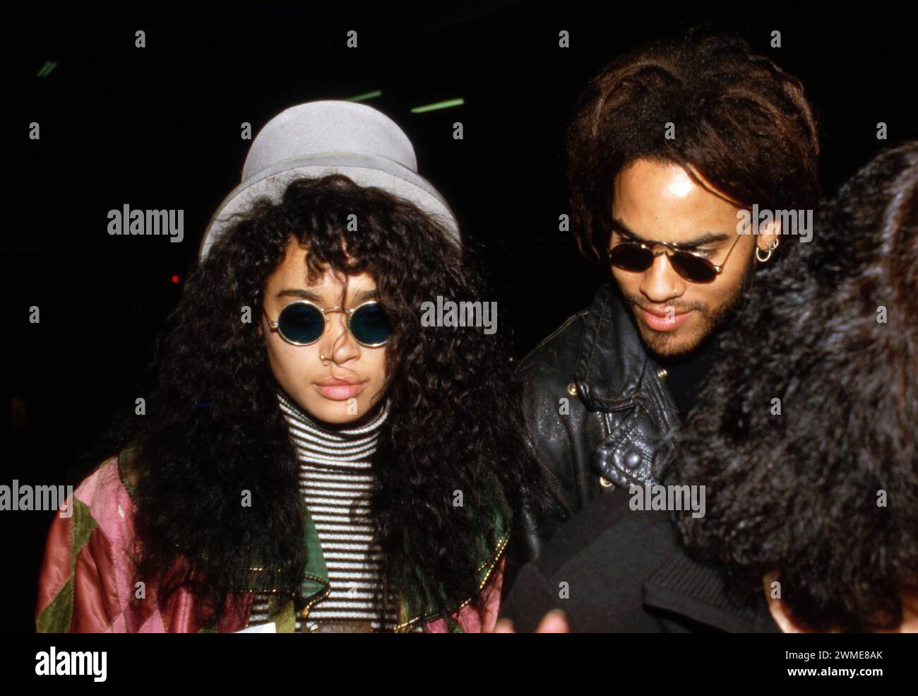Lenny Kravitz and Lisa Bonet at "Promised Land" Premiere at Mann's ...