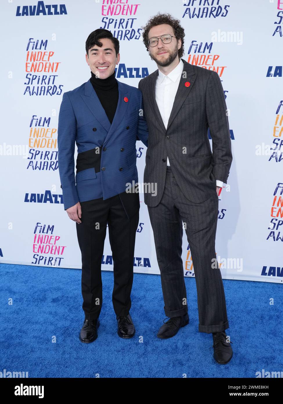 Los Angeles, USA. 25th Feb, 2024. Daniel Garber and Daniel Goldhaber ...