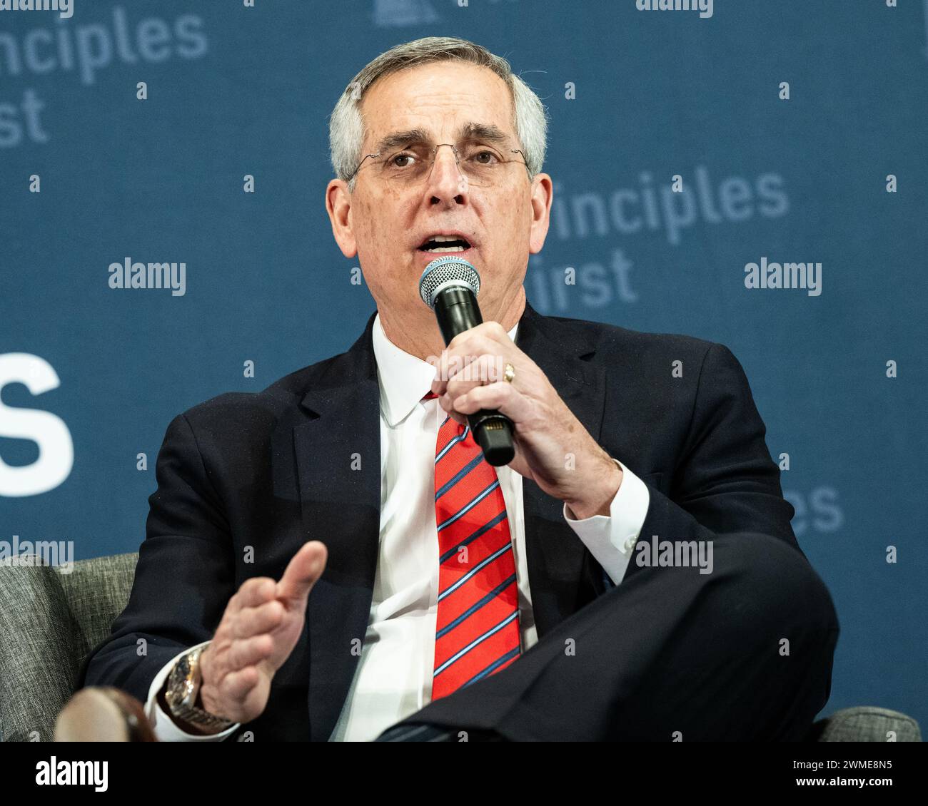 Washington, United States. 25th Feb, 2024. Brad Raffensperger ...