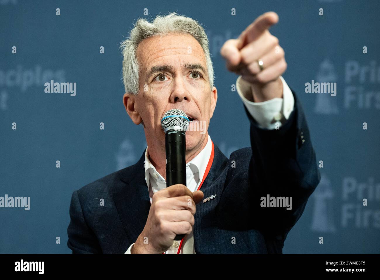 Washington, United States. 25th Feb, 2024. Joe Walsh, former U.S ...