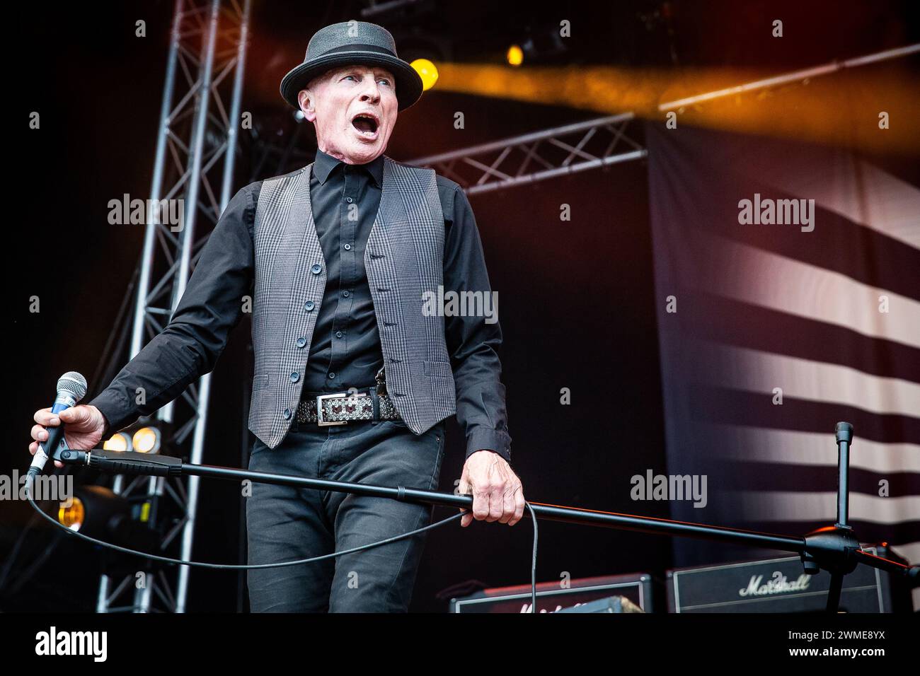 Phil Mogg of rock band UFO Stock Photo - Alamy