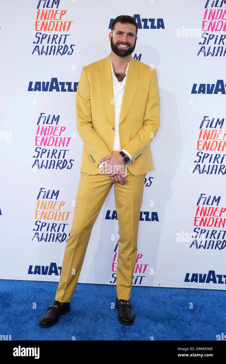 Ronald Gladden arrives at the Film Independent Spirit Awards on Sunday ...