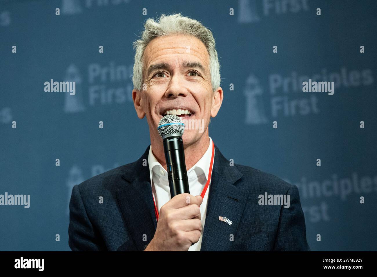 Washington, United States. 25th Feb, 2024. Joe Walsh, former U.S ...