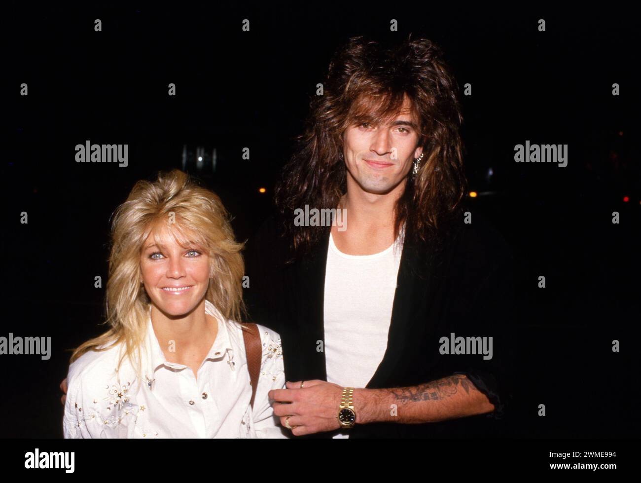 Tommy Lee and Heather Locklear Circa 1980's Credit: Ralph Dominguez ...