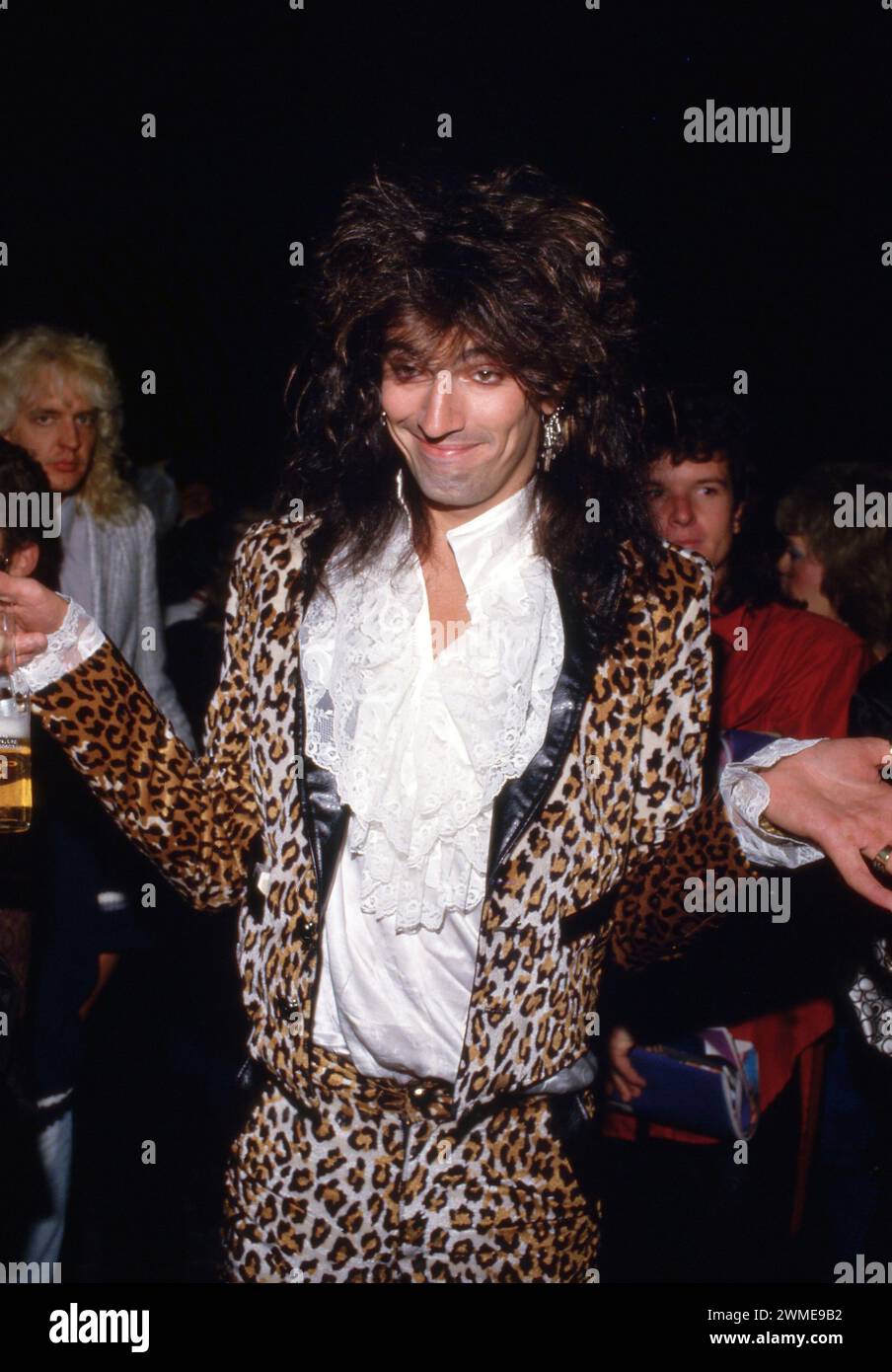 Tommy Lee 1986 Credit: Ralph Dominguez/MediaPunch Stock Photo - Alamy