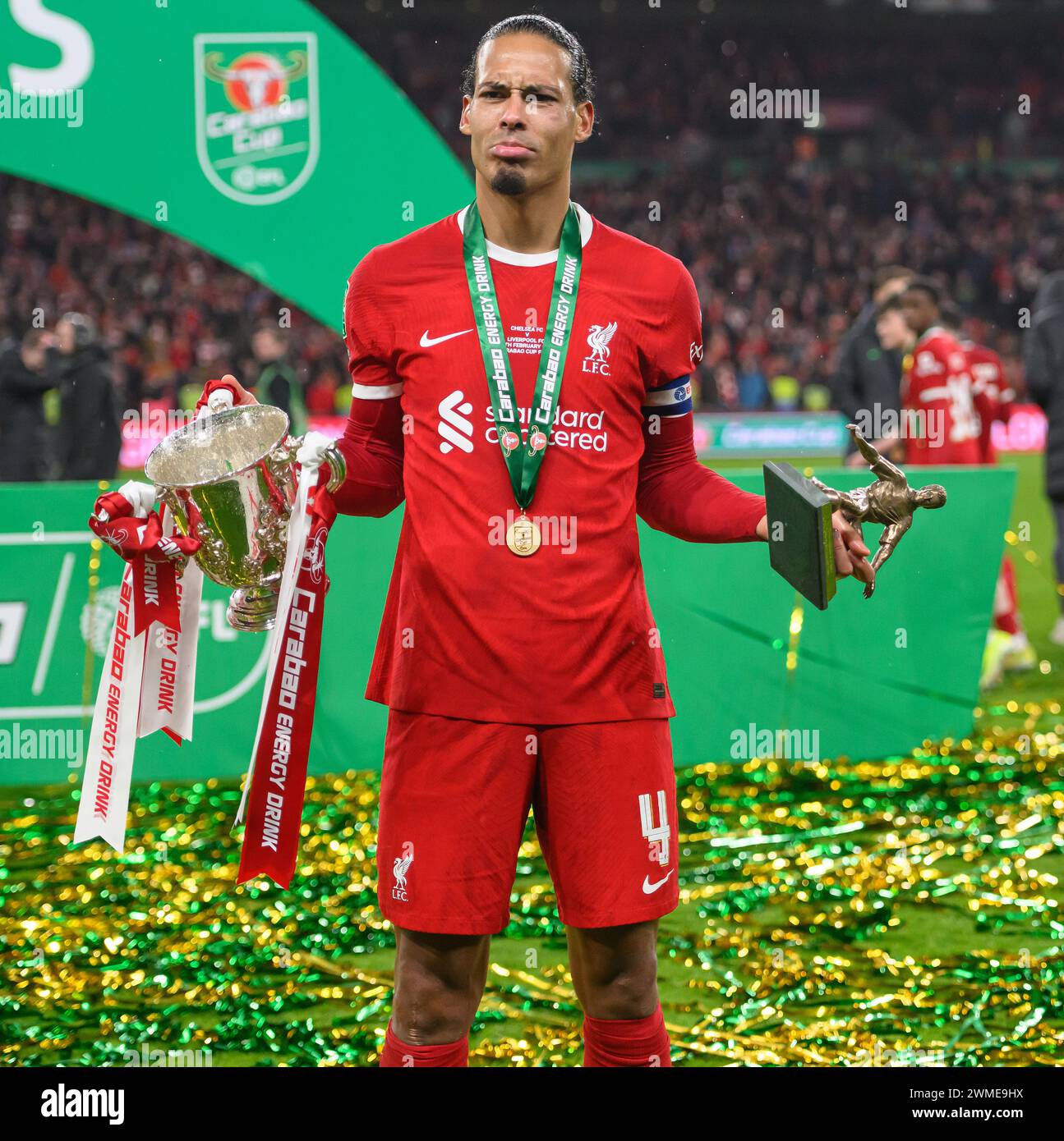 London, UK. 25th Feb, 2024 - Chelsea v Liverpool - Carabao Cup Final ...