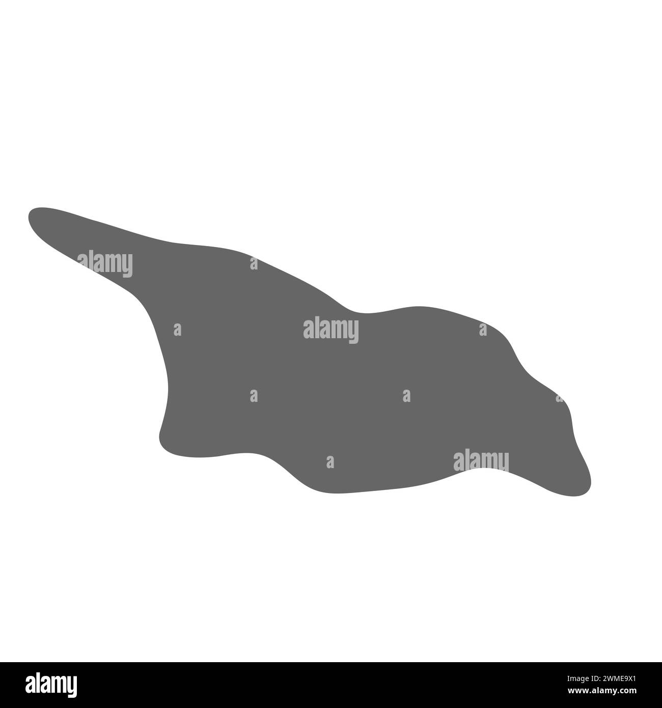 Georgia country simplified map. Grey stylish smooth map. Vector icons ...
