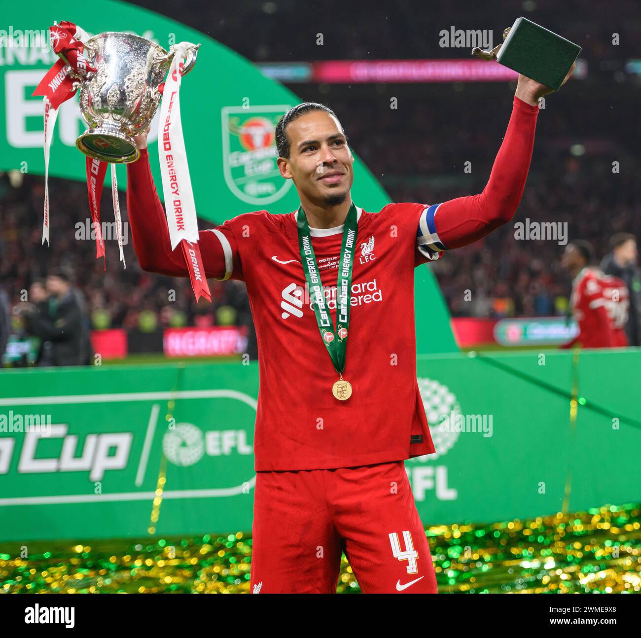 London, UK. 25th Feb, 2024 - Chelsea v Liverpool - Carabao Cup Final ...