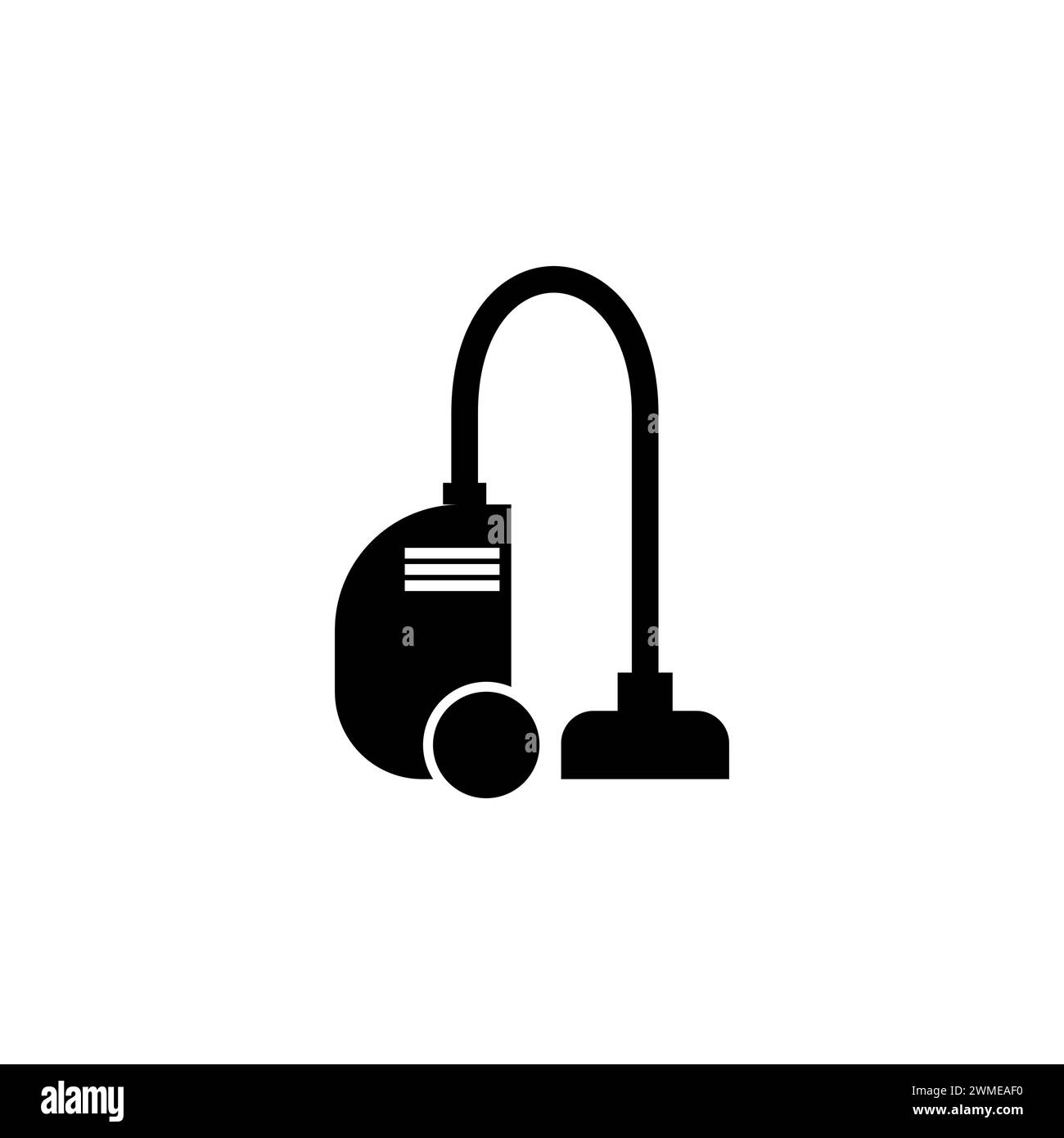 Vacuum Cleaner flat vector icon. Simple solid symbol isolated on white background Stock Vector ...