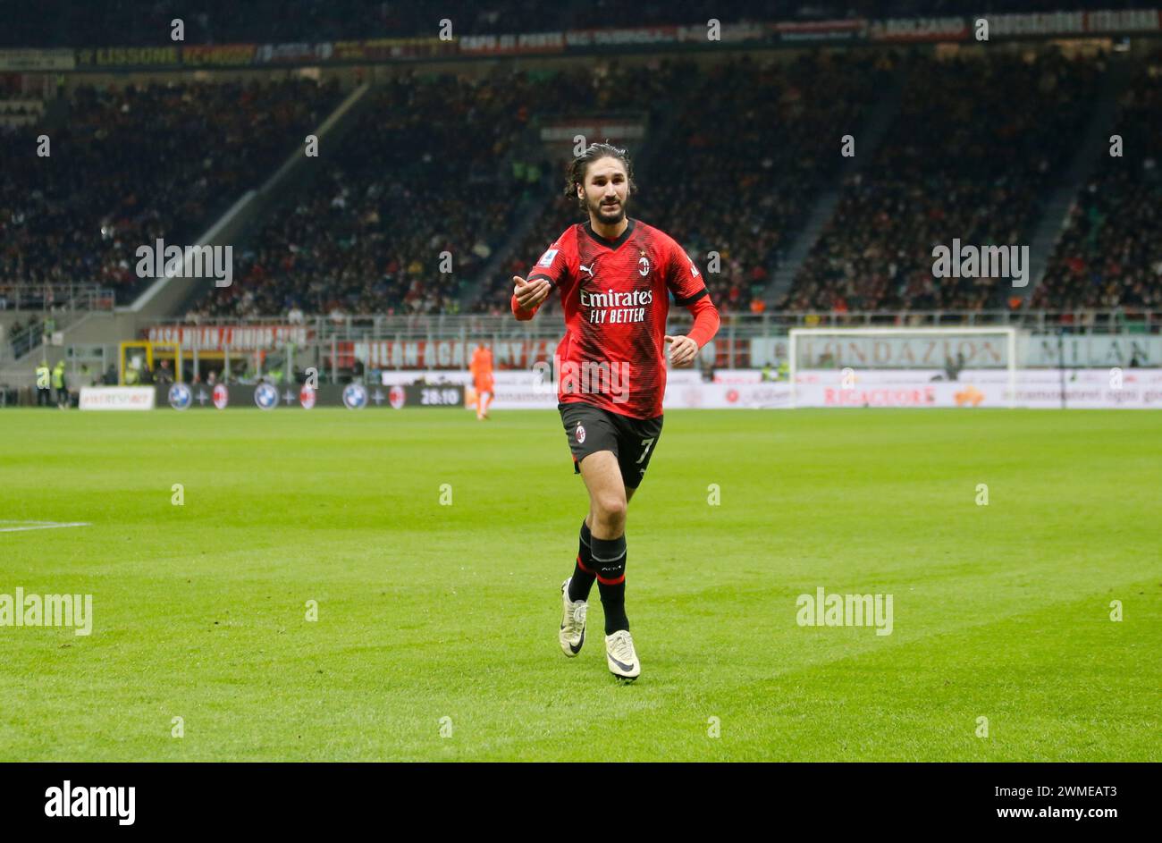Yacine Adli of Ac Milan during the Italian Serie A football match ...