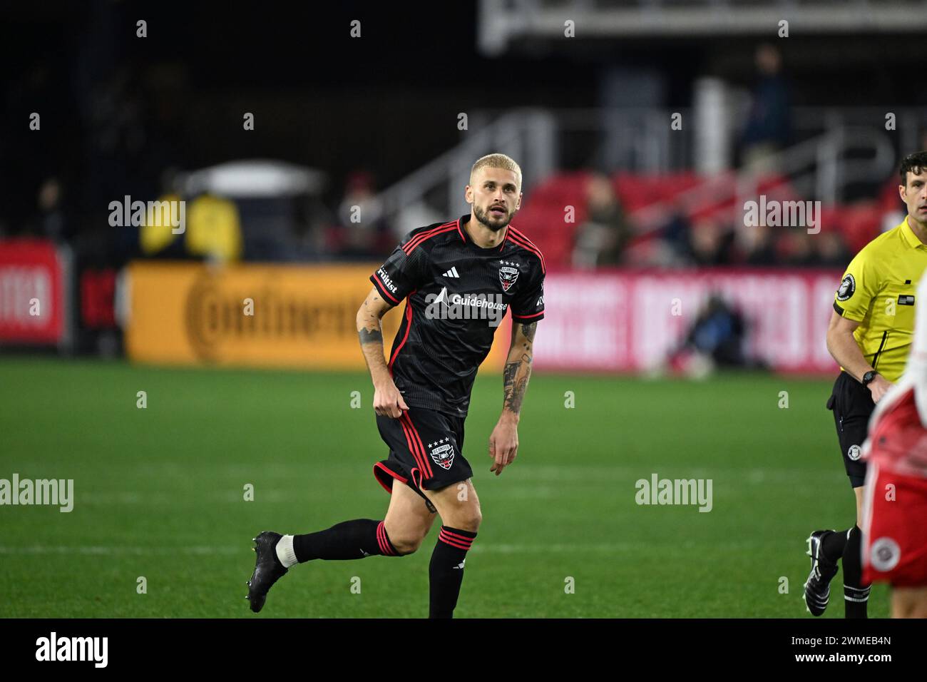D.C. United midfielder Mateusz Klich in action during the second half ...