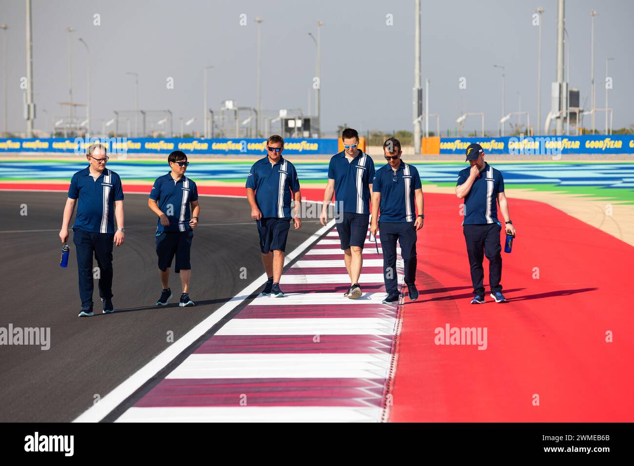 Goodyear staff during the Prologue of the 2024 FIA World Endurance ...