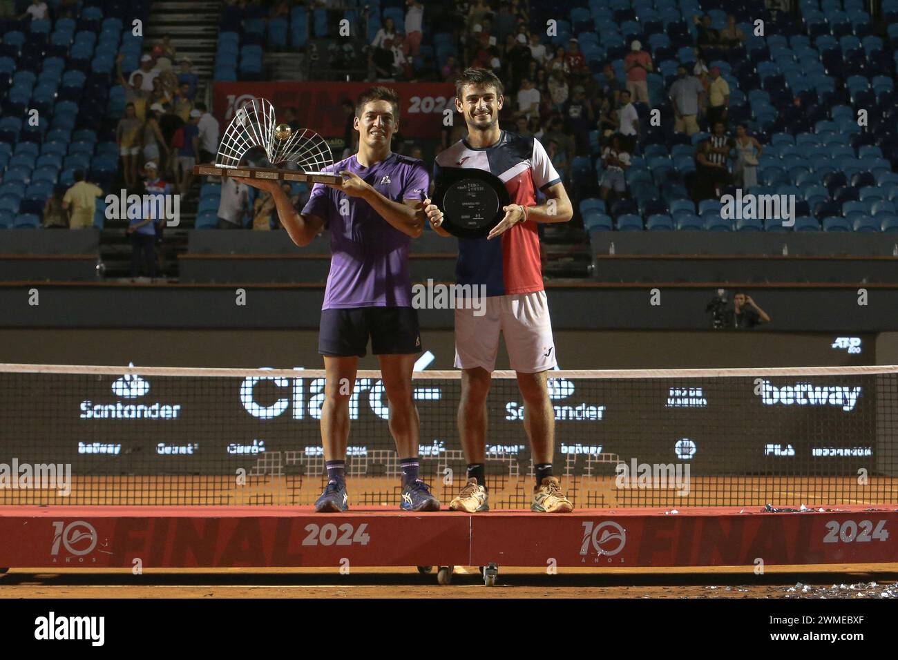 25th February 2024: Jockey Club, Brasileiro, Brazil: Rio Open Tennis ...