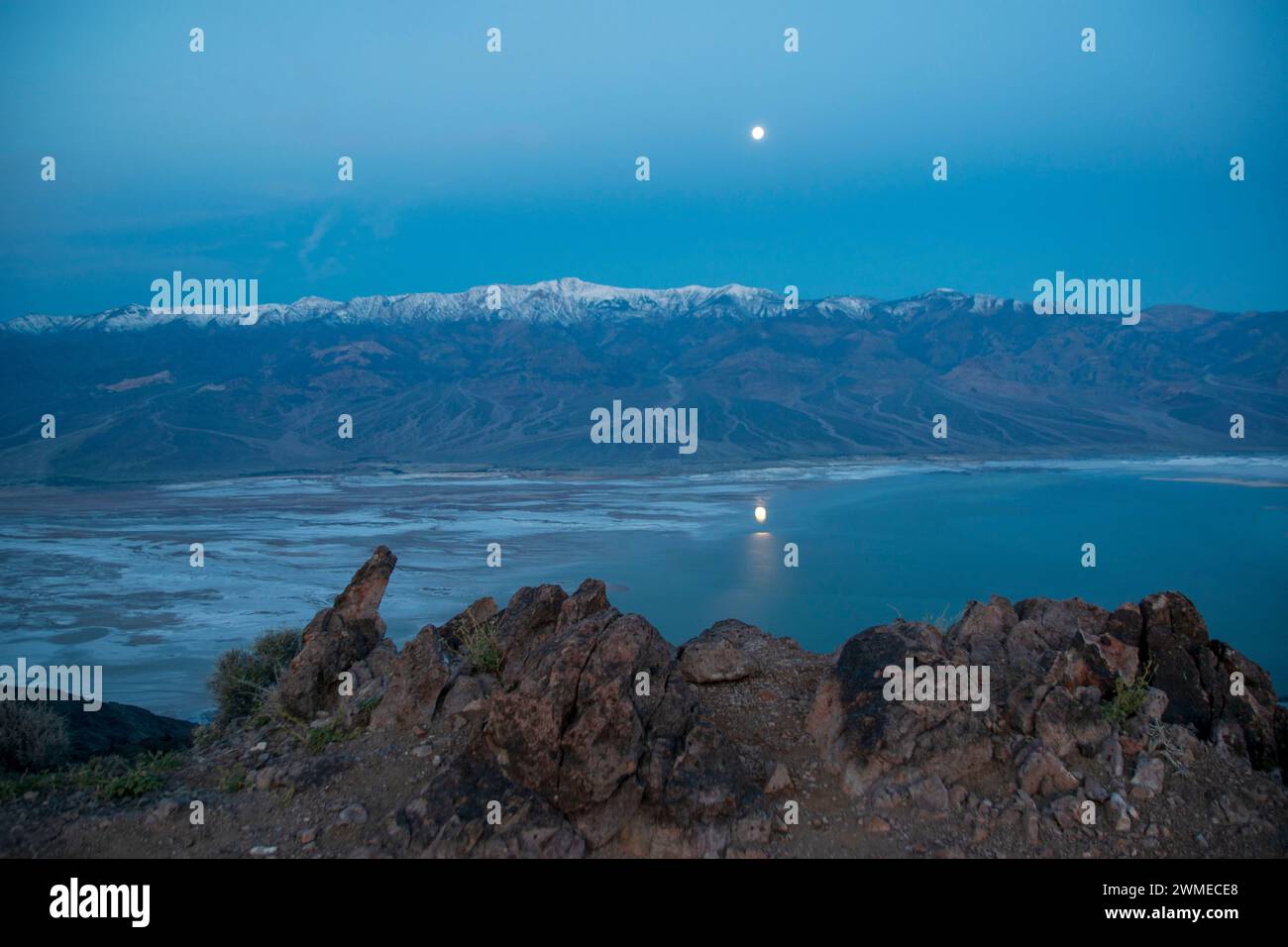 Dante's View provides a quality view of Lake Manly in Badwater Basin, a ...