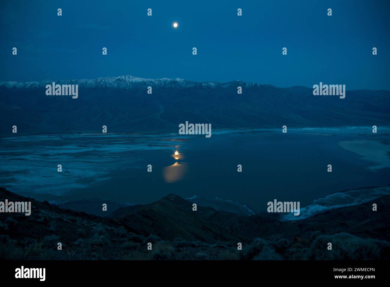 Dante's View provides a quality view of Lake Manly in Badwater Basin, a ...