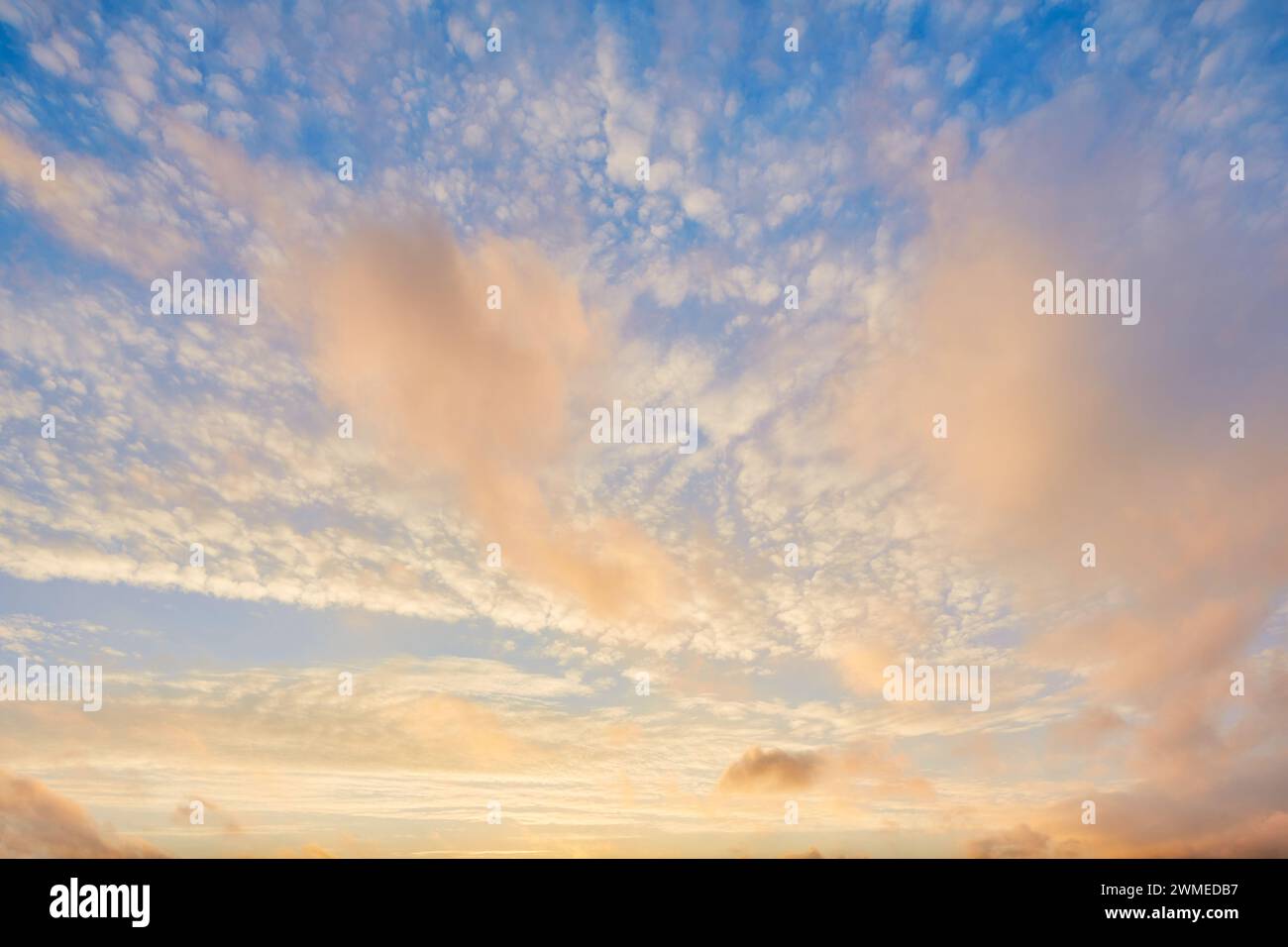 Beach dawn, sunrise. Evening sky with clouds. Golden hours. afternoon ...