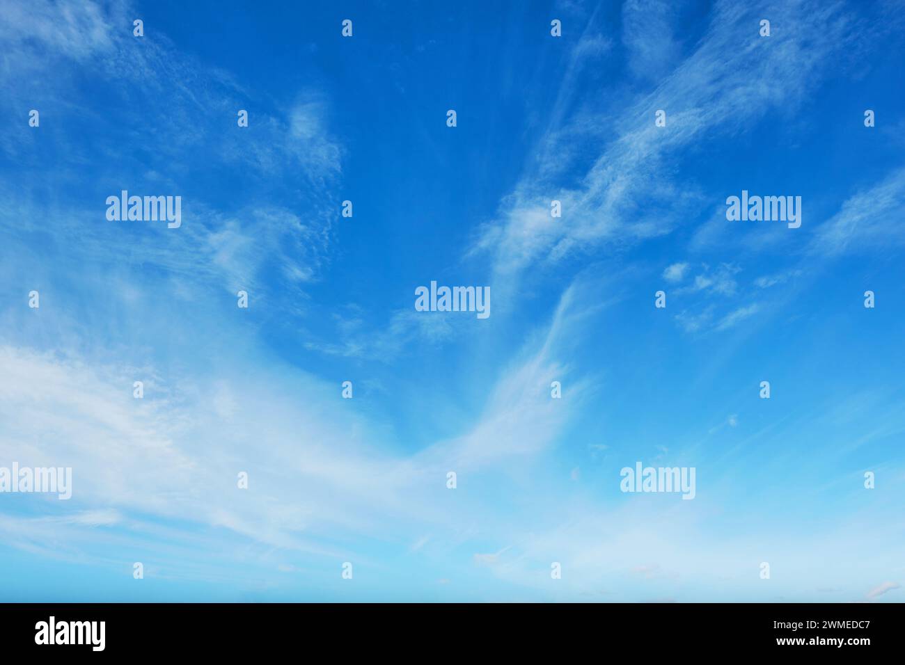 Panorama of daytime sky with clouds. sunset Sky background, daylight ...