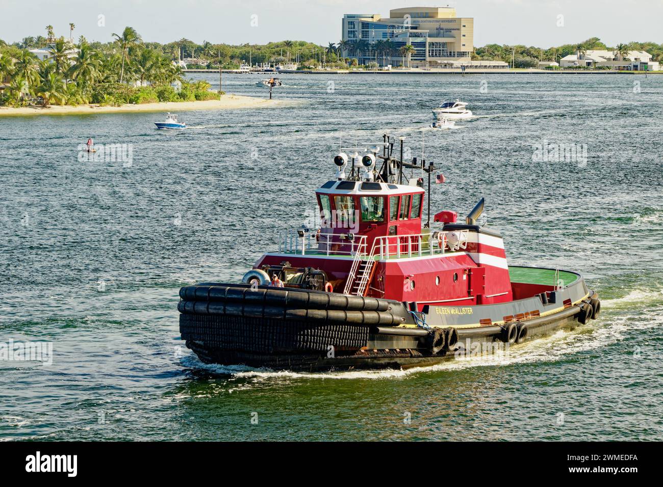 FORT LAUDERDALE, FLORIDA - January 20, 2024: Port Everglades is one of ...