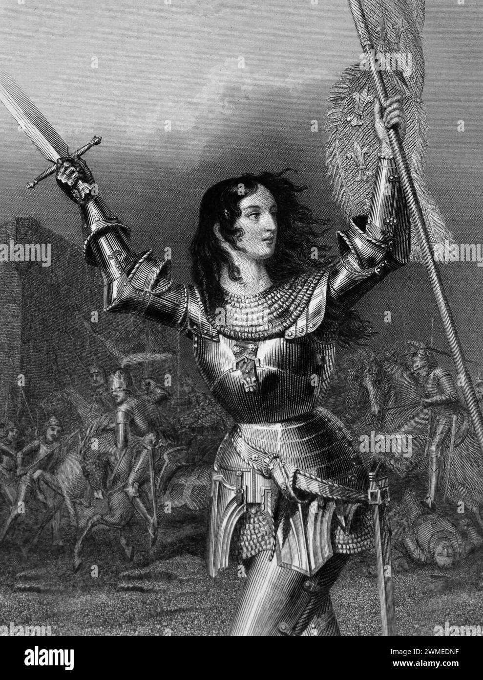 Engraving of france Black and White Stock Photos & Images - Alamy