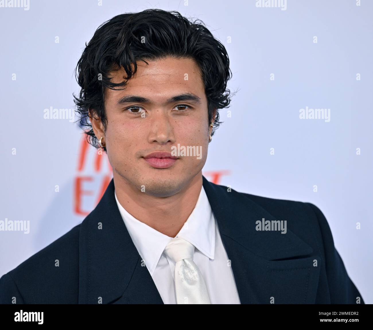 Santa Monica, United States. 25th Feb, 2024. Charles Melton arrives for ...