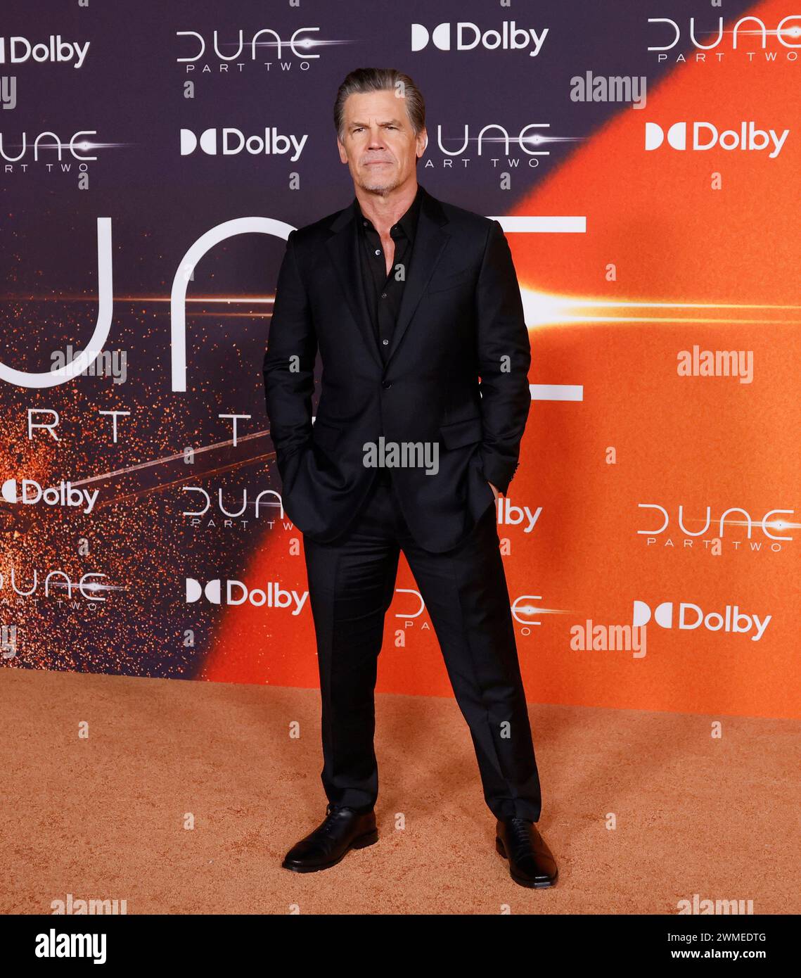 New York, United States. 25th Feb, 2024. Josh Brolin arrives on the red ...