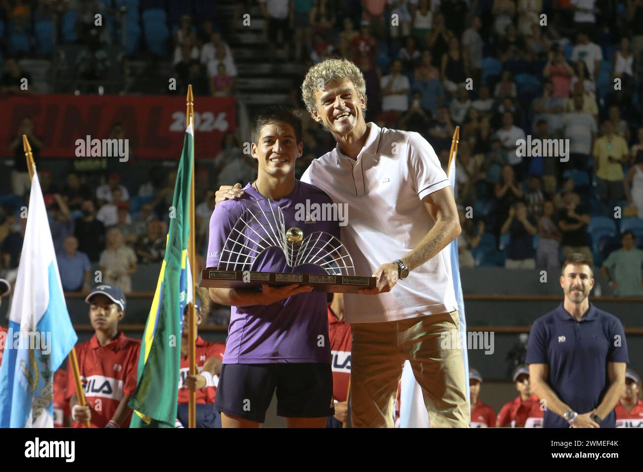 Rio De Janeiro, Brazil. 25th Feb, 2024. Jockey Club Brasileiro Former ...
