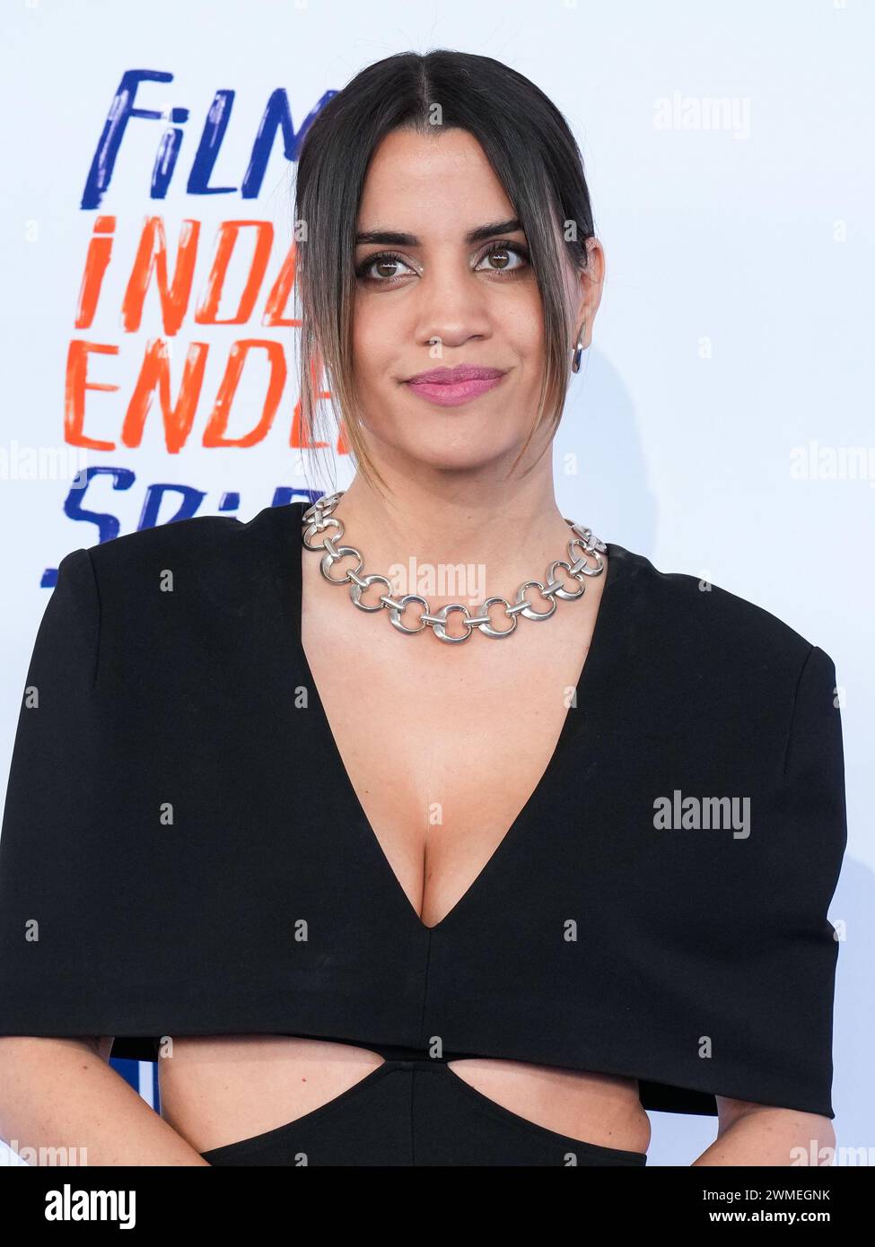 Los Angeles, USA. 25th Feb, 2024. Natalie Morales walking on the red ...