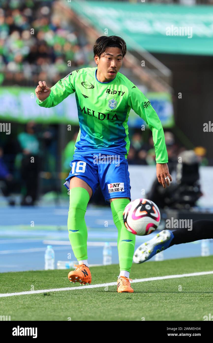 Lemongas Stadium Hiratsuka, Kanagawa, Japan. 24th Feb, 2024. Masaki ...