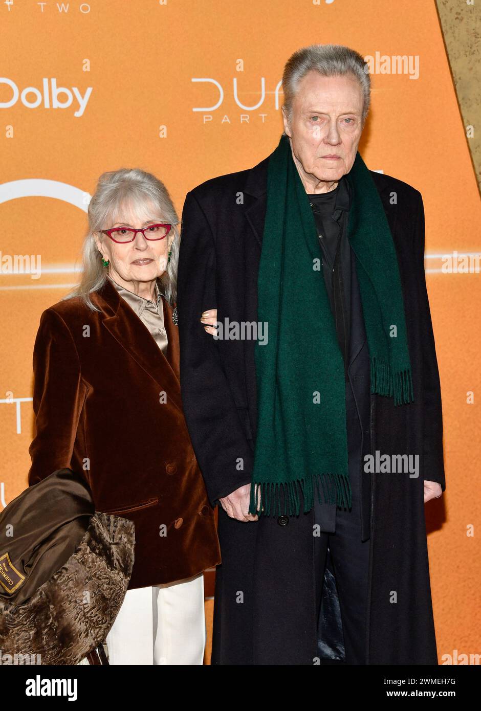 Christopher Walken, right, and wife Georgianne Walken attend the ...