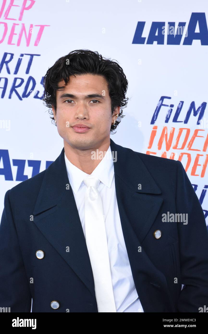 Santa Monica, California, USA 25th February 2024 Actor Charles Melton ...