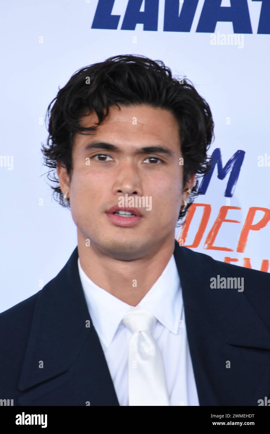 Santa Monica, California, USA 25th February 2024 Actor Charles Melton ...