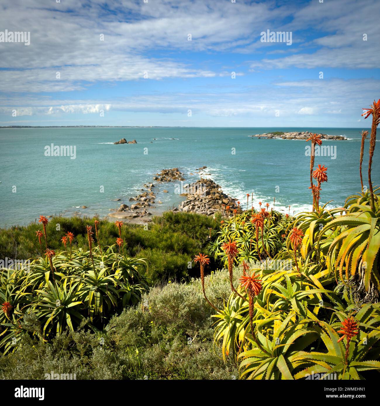 Views around Freeman Lookout at Horseshoe Bay in Port Elliot on the ...